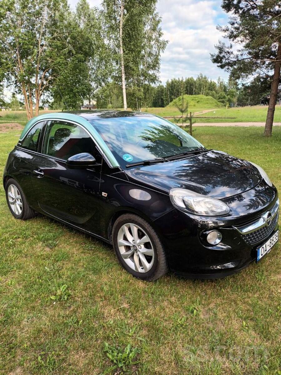 Black Opel Adam 2013 in Riga, with an engine capacity of 1.20 L and mileage of 242 thousand km for 2950 €, photo 15 on AUTOMOTO.COM.LV