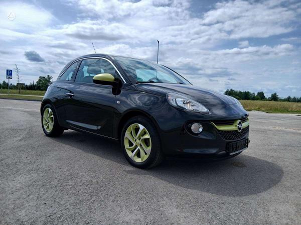 Black Opel Adam 2013 in Marijampole, with an engine capacity of 1.23 L and mileage of 163 thousand km for 4150 €, photo 6 on AUTOMOTO.COM.LV