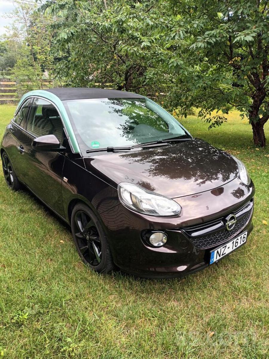 Brown Opel Adam 2016 in Riga, with an engine capacity of 1.40 L and mileage of 153 thousand km for 4750 €, photo 5 on AUTOMOTO.COM.LV