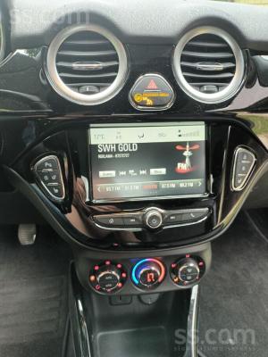 Brown Opel Adam 2016 in Riga, with an engine capacity of 1.40 L and mileage of 153 thousand km for 4750 €, photo 6 on AUTOMOTO.COM.LV