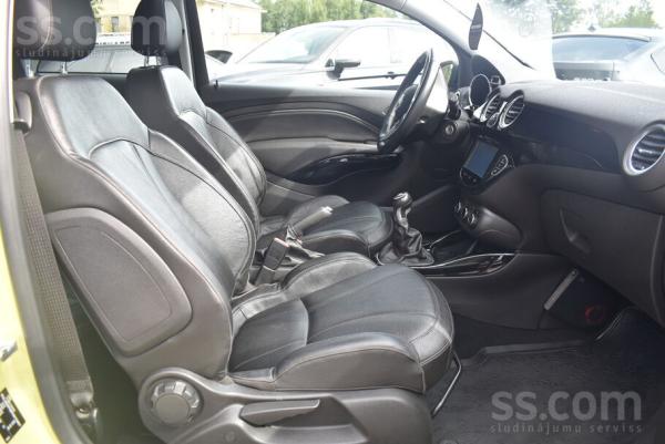 Green Opel Adam 2015 in Kuldiga, with an engine capacity of 1.00 L and mileage of 0 thousand km for 6990 €, photo 6 on AUTOMOTO.COM.LV