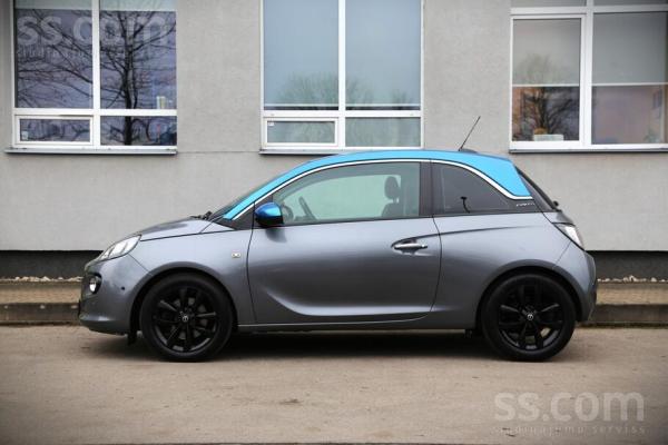 Grey Opel Adam 2018 in Riga, with an engine capacity of 1.00 L and mileage of 63 thousand km for 7295 €, photo 2 on AUTOMOTO.COM.LV