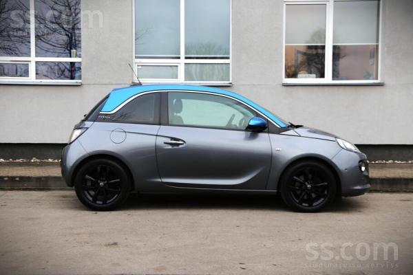 Grey Opel Adam 2018 in Riga, with an engine capacity of 1.00 L and mileage of 63 thousand km for 7295 €, photo 3 on AUTOMOTO.COM.LV
