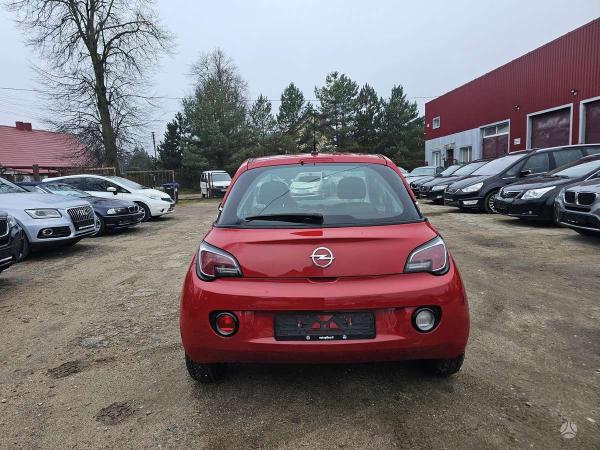 Red Opel Adam 2013 in Ukmerge, with an engine capacity of 1.23 L and mileage of 71 thousand km for 3500 €, photo 4 on AUTOMOTO.COM.LV