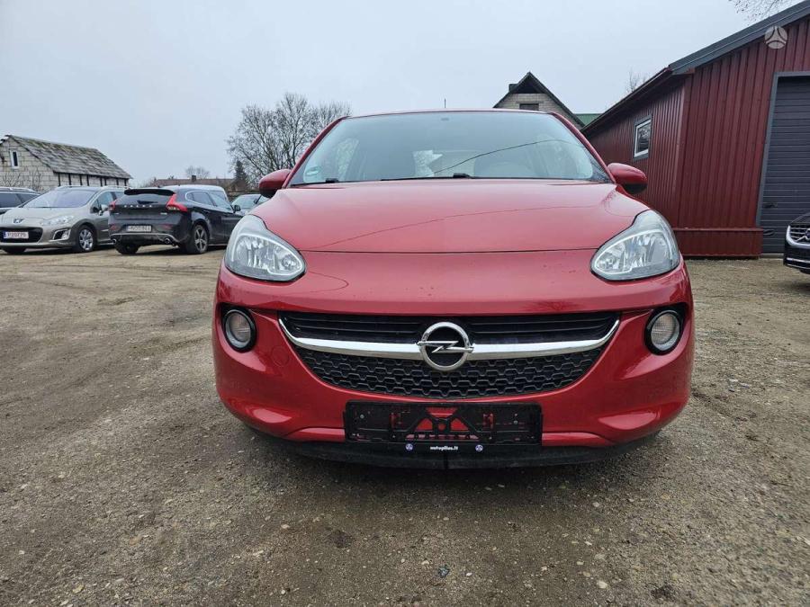 Red Opel Adam 2013 in Ukmerge, with an engine capacity of 1.23 L and mileage of 71 thousand km for 3500 €, photo 9 on AUTOMOTO.COM.LV