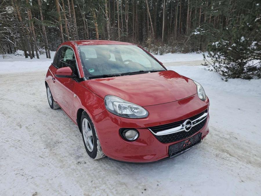 Sarkans Opel Adam 2013 Ukmergė, ar dzinēja tilpumu 1.23 L un nobraukumu 71 tūkst. km par 3500 €, foto 1 vietnē AUTOMOTO.COM.LV
