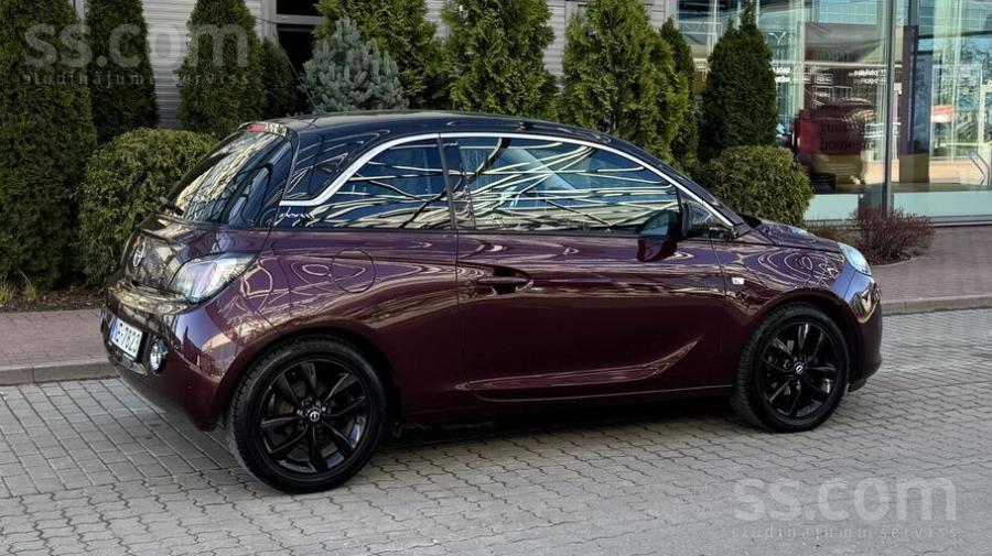 Violet Opel Adam 2016 in Riga, with an engine capacity of 1.40 L and mileage of 83 thousand km for 6700 €, photo 3 on AUTOMOTO.COM.LV
