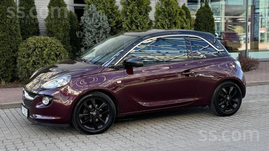 Violet Opel Adam 2016 in Riga, with an engine capacity of 1.40 L and mileage of 83 thousand km for 6700 €, photo 4 on AUTOMOTO.COM.LV