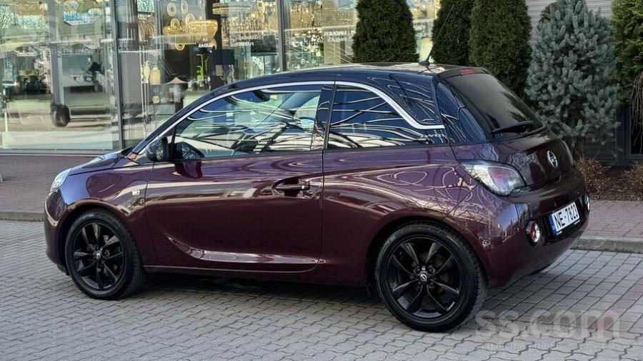 Violet Opel Adam 2016 in Riga, with an engine capacity of 1.40 L and mileage of 83 thousand km for 6700 €, photo 5 on AUTOMOTO.COM.LV