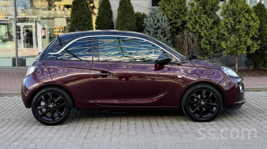 Violet Opel Adam 2016 in Riga, with an engine capacity of 1.40 L and mileage of 83 thousand km for 6700 €, photo 6 on AUTOMOTO.COM.LV