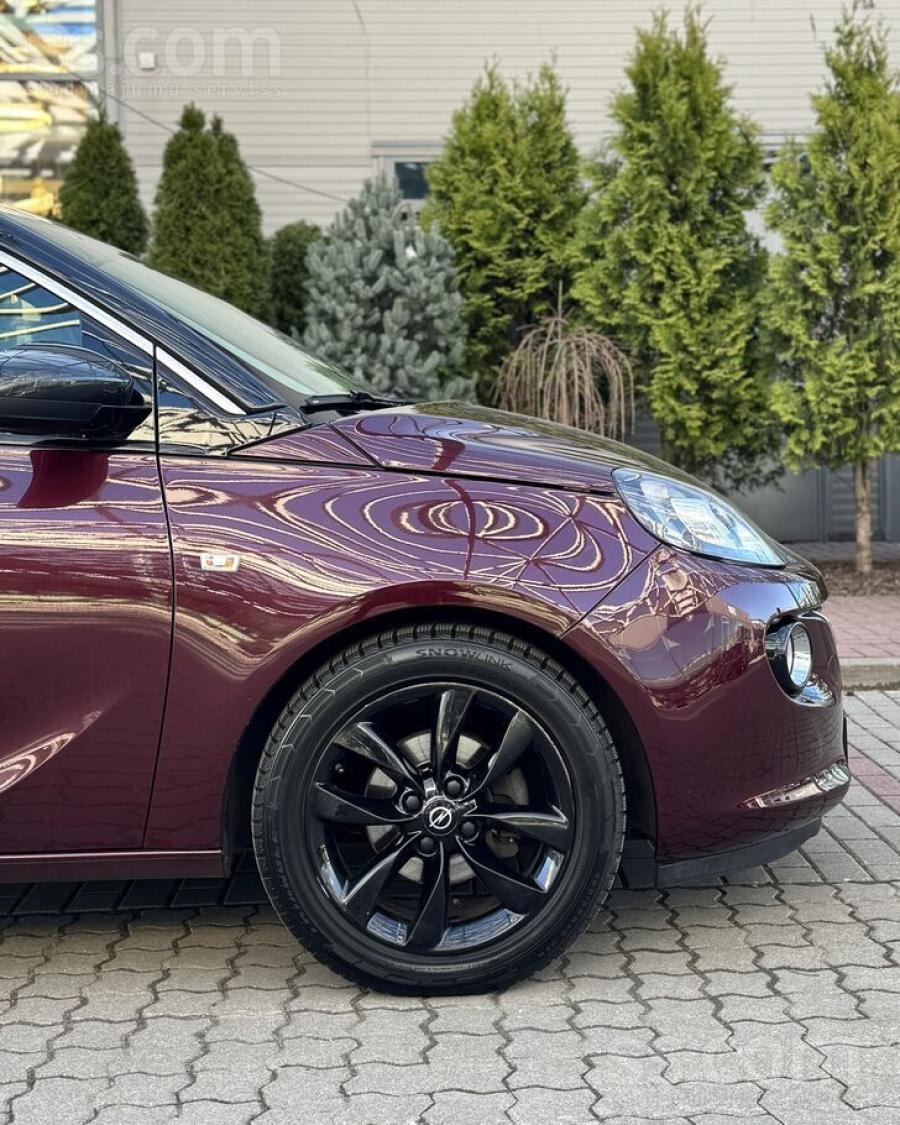 Violet Opel Adam 2016 in Riga, with an engine capacity of 1.40 L and mileage of 83 thousand km for 6700 €, photo 8 on AUTOMOTO.COM.LV
