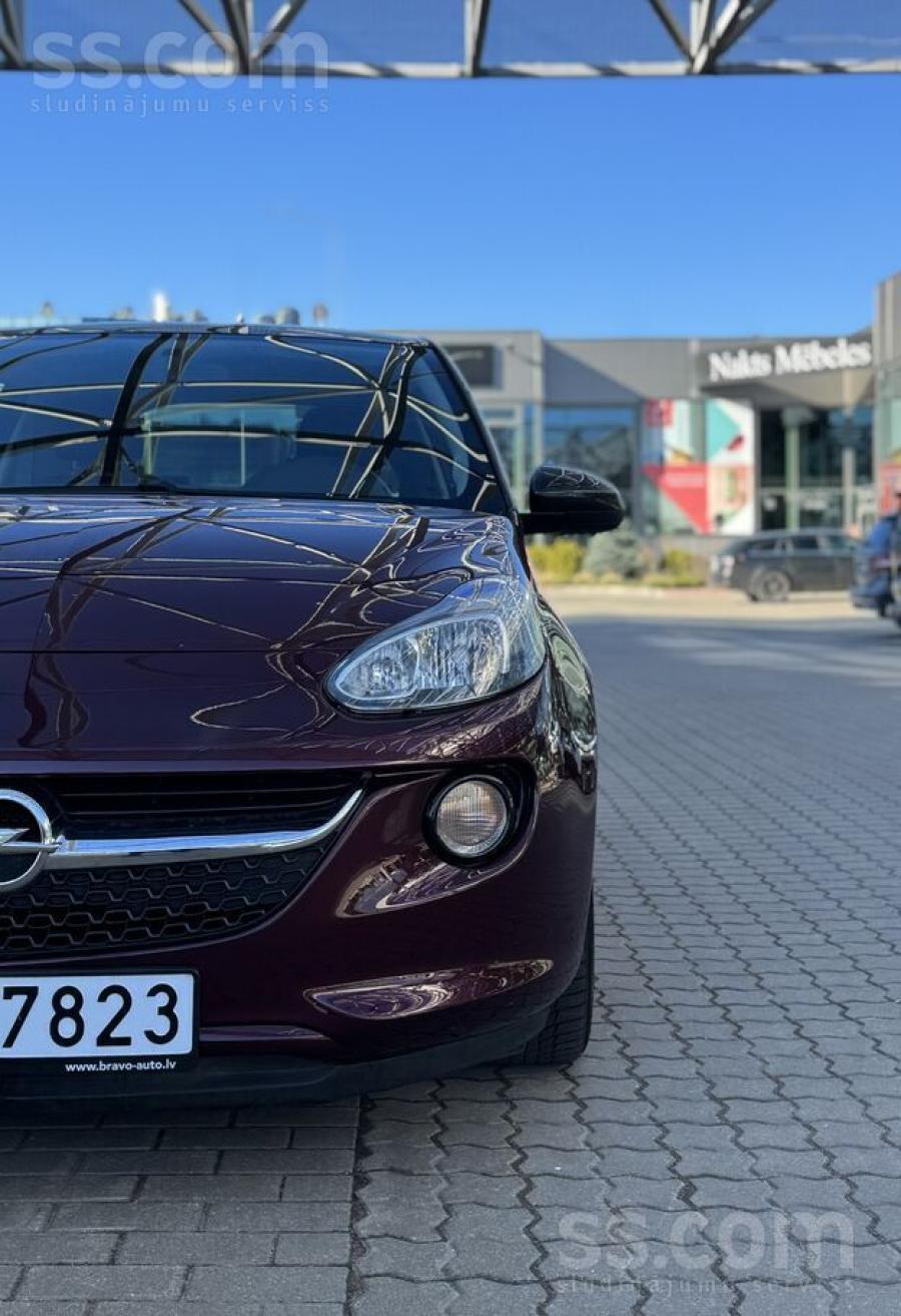 Violet Opel Adam 2016 in Riga, with an engine capacity of 1.40 L and mileage of 83 thousand km for 6700 €, photo 28 on AUTOMOTO.COM.LV