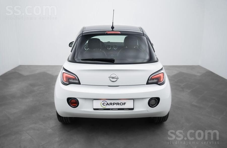 White Opel Adam 2014 in Tallinn, with an engine capacity of 1.40 L and mileage of 122 thousand km for 4499 €, photo 8 on AUTOMOTO.COM.LV