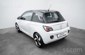 White Opel Adam 2014 in Tallinn, with an engine capacity of 1.40 L and mileage of 122 thousand km for 4499 €, photo 9 on AUTOMOTO.COM.LV