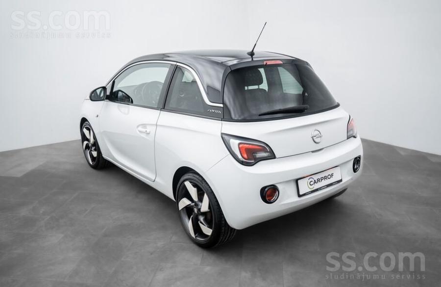 White Opel Adam 2014 in Tallinn, with an engine capacity of 1.40 L and mileage of 122 thousand km for 4499 €, photo 9 on AUTOMOTO.COM.LV