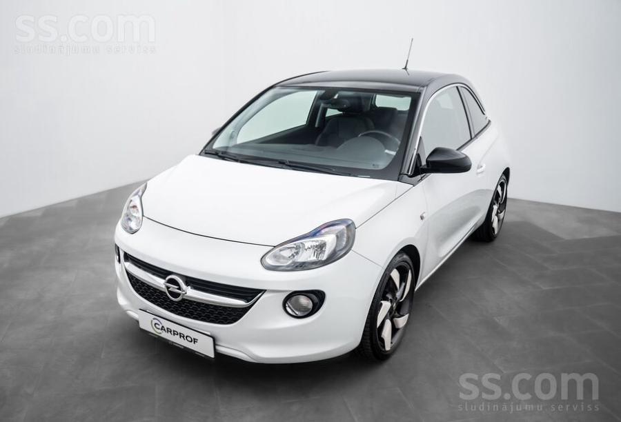 White Opel Adam 2014 in Tallinn, with an engine capacity of 1.40 L and mileage of 122 thousand km for 4499 €, photo 1 on AUTOMOTO.COM.LV