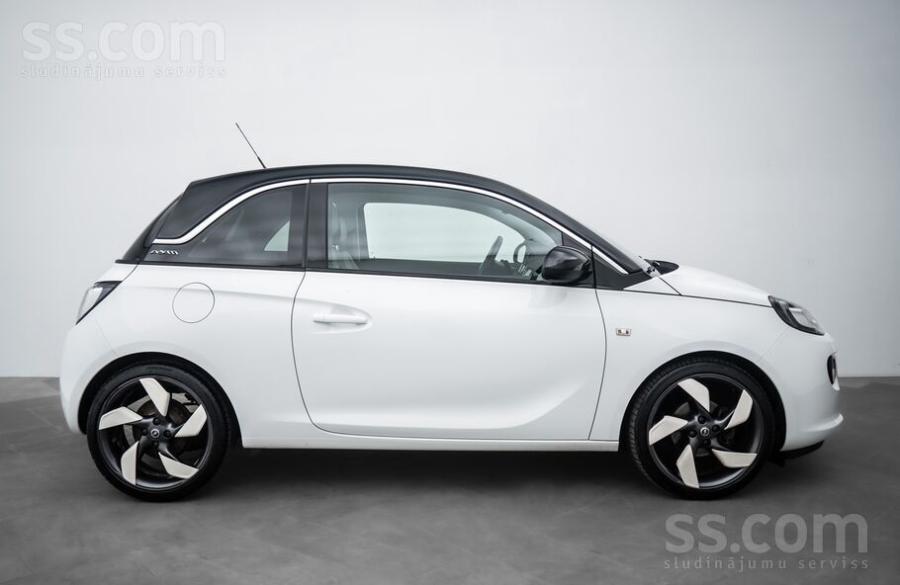White Opel Adam 2014 in Tallinn, with an engine capacity of 1.40 L and mileage of 122 thousand km for 4499 €, photo 7 on AUTOMOTO.COM.LV