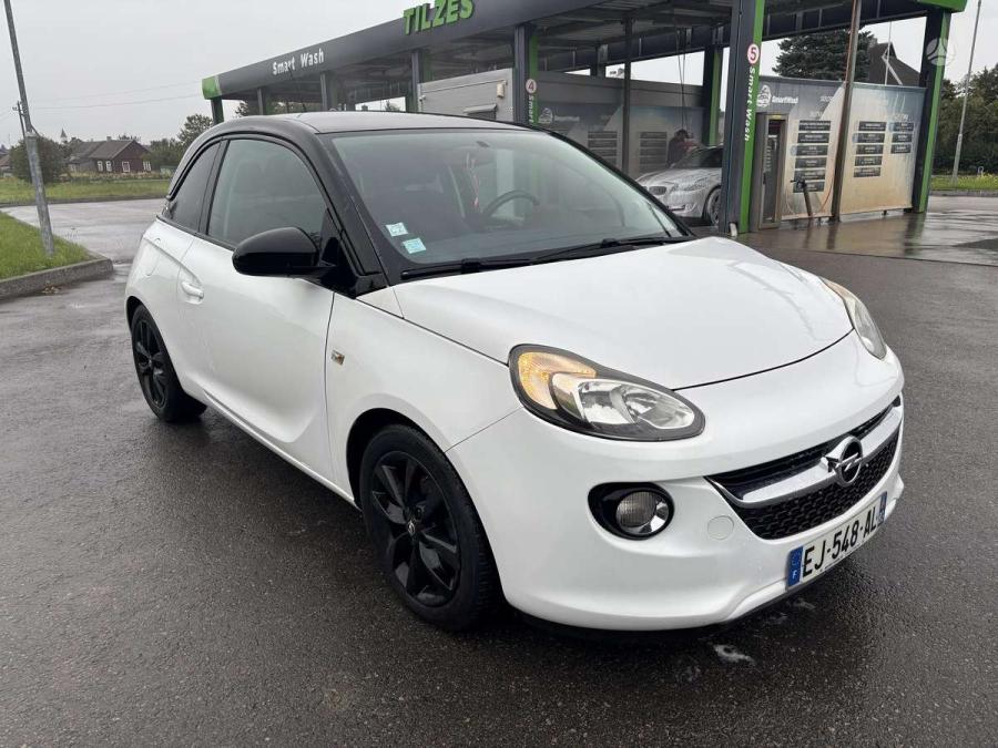 White Opel Adam 2016 in Taurage, with an engine capacity of 1.40 L and mileage of 170 thousand km for 3950 €, photo 3 on AUTOMOTO.COM.LV