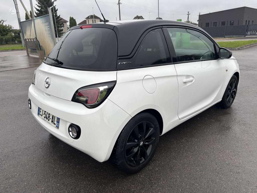 White Opel Adam 2016 in Taurage, with an engine capacity of 1.40 L and mileage of 170 thousand km for 3950 €, photo 5 on AUTOMOTO.COM.LV
