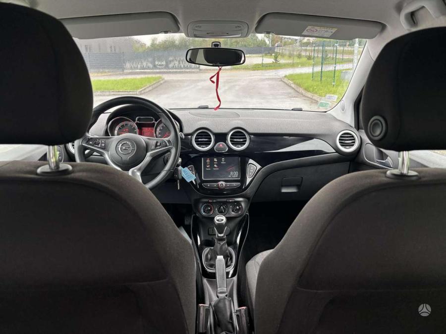 White Opel Adam 2016 in Taurage, with an engine capacity of 1.40 L and mileage of 170 thousand km for 3950 €, photo 11 on AUTOMOTO.COM.LV