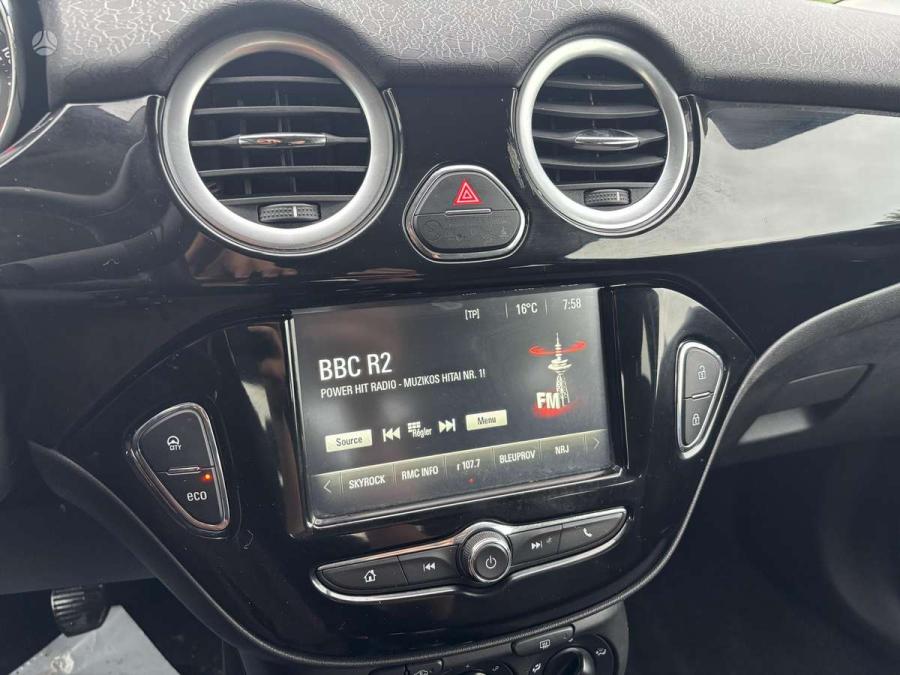 White Opel Adam 2016 in Taurage, with an engine capacity of 1.40 L and mileage of 170 thousand km for 3950 €, photo 15 on AUTOMOTO.COM.LV