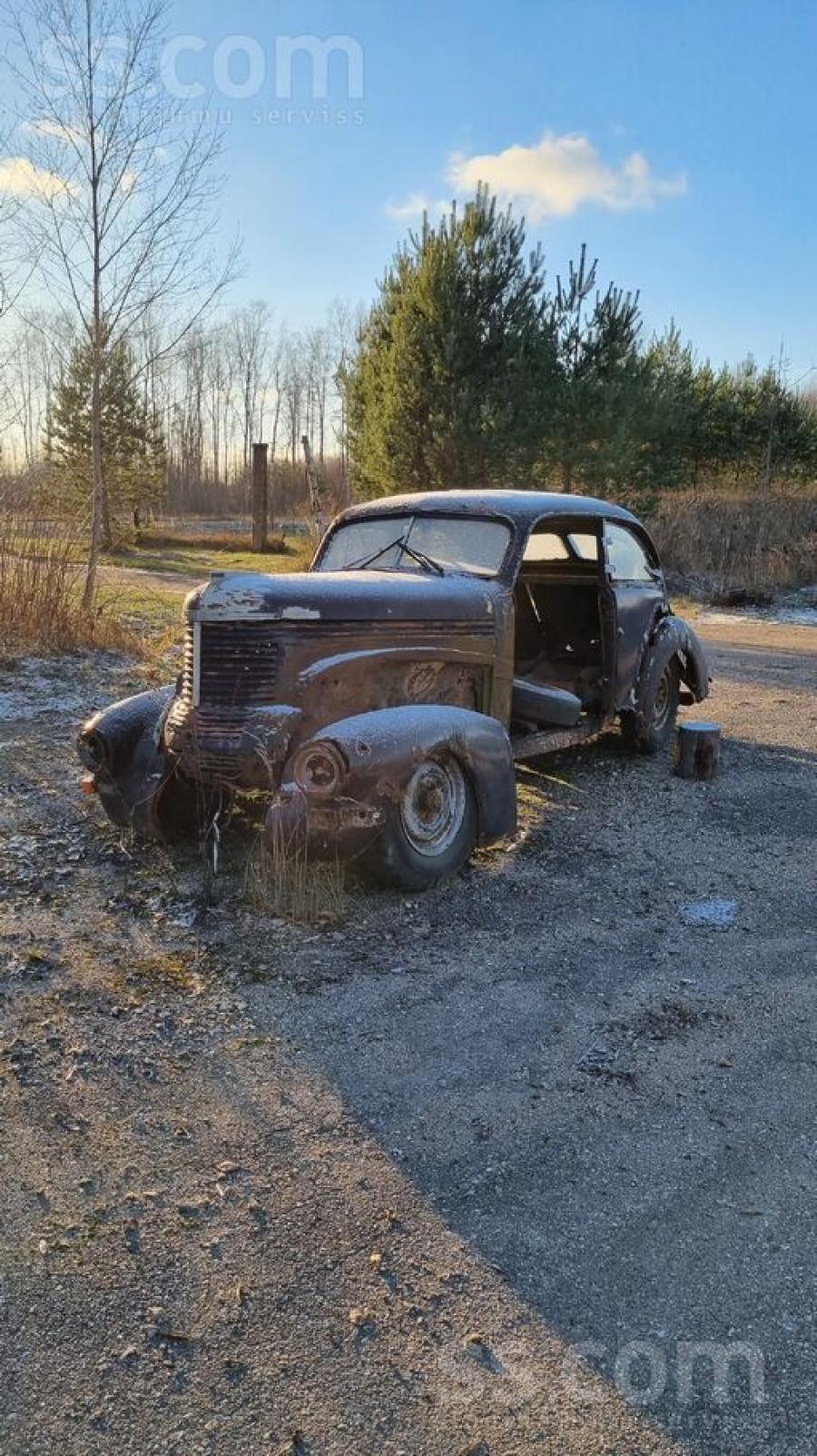 Black Opel Admiral 1938 in Balvi, with an engine capacity of 1.00 L and mileage of 55 thousand km for 500 €, photo 4 on AUTOMOTO.COM.LV