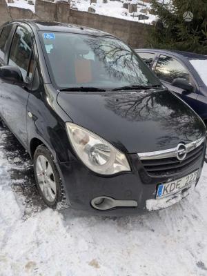 Black Opel Agila 2008 in Vilnius, with an engine capacity of 1.24 L and mileage of 58 thousand km for 3100 €, photo 3 on AUTOMOTO.COM.LV