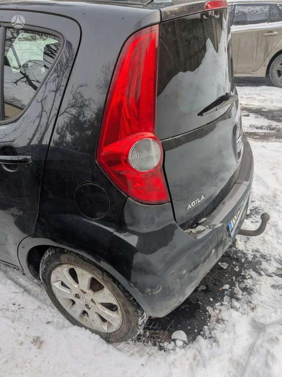 Black Opel Agila 2008 in Vilnius, with an engine capacity of 1.24 L and mileage of 58 thousand km for 3100 €, photo 8 on AUTOMOTO.COM.LV
