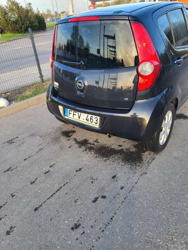 Black Opel Agila 2009 in Klaipeda, with an engine capacity of 1.20 L and mileage of 212 thousand km for 1650 €, photo 5 on AUTOMOTO.COM.LV