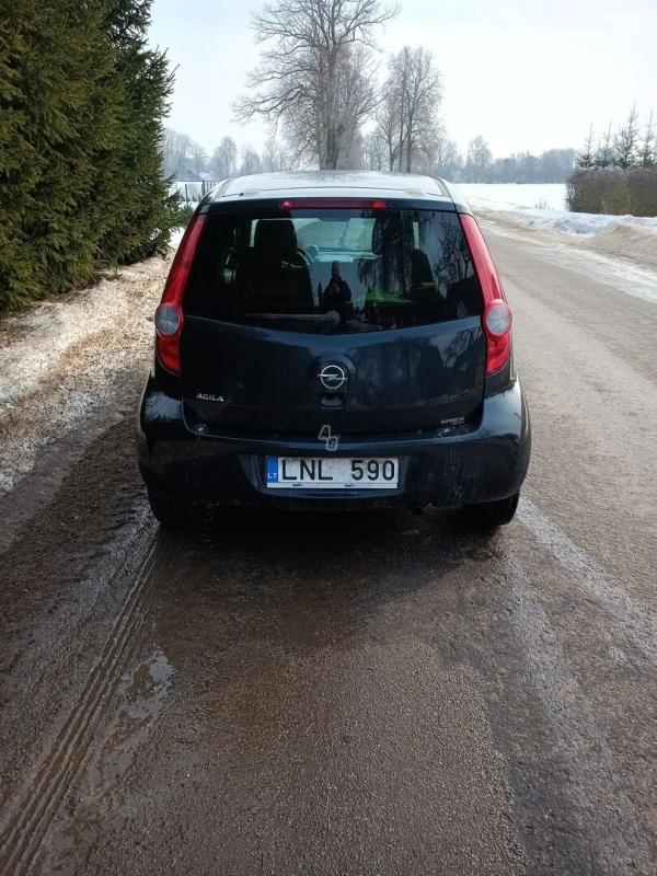 Black Opel Agila 2009 in Anyksciai, with an engine capacity of 1.20 L and mileage of 200 thousand km for 850 €, photo 3 on AUTOMOTO.COM.LV