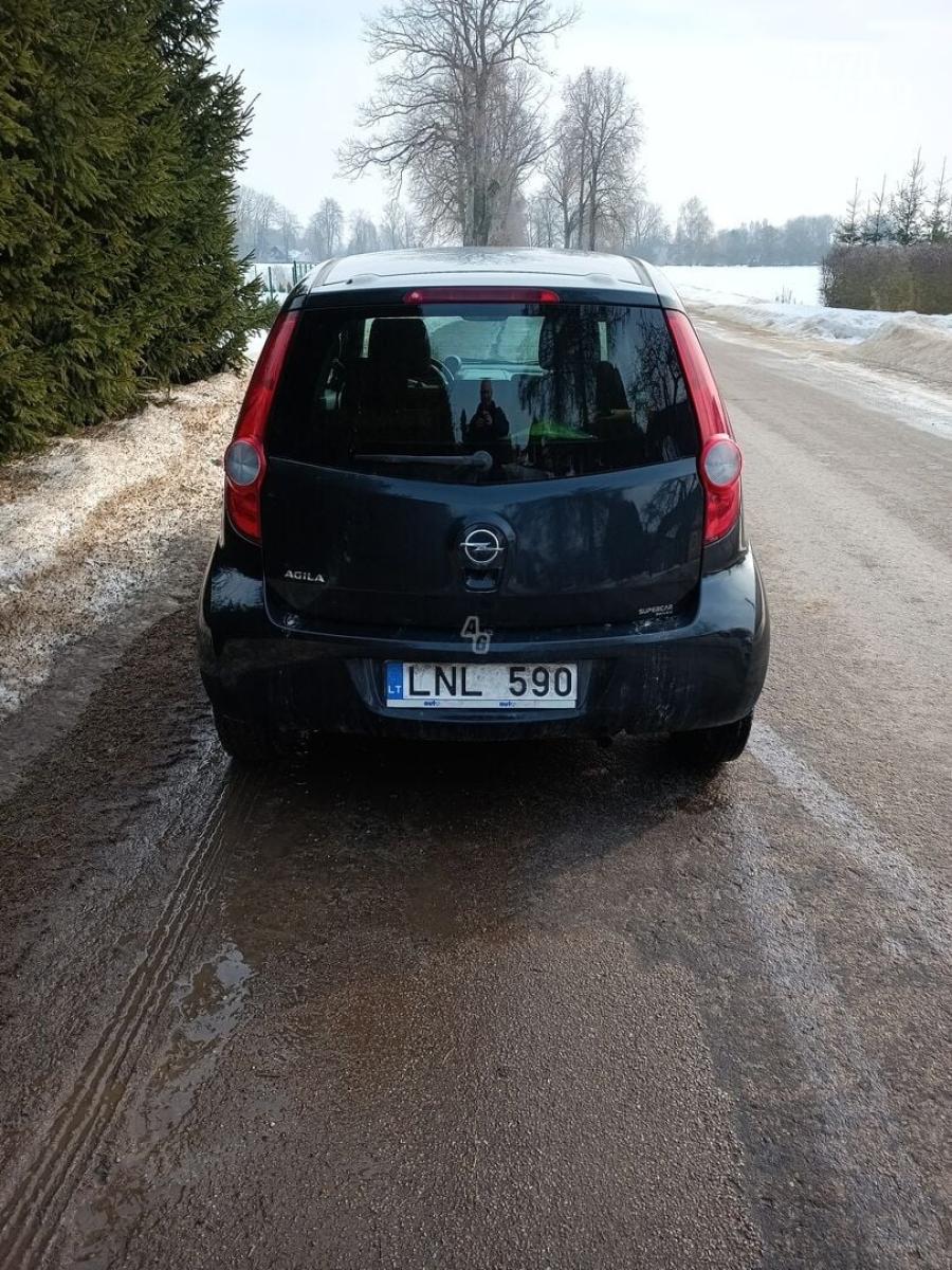 Melns Opel Agila 2009 Anykščiai, ar dzinēja tilpumu 1.20 L un nobraukumu 200 tūkst. km par 850 €, foto 3 vietnē AUTOMOTO.COM.LV