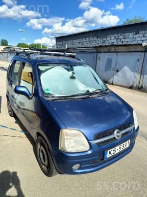 Zils Opel Agila 2004 Rīga, ar dzinēja tilpumu 1.20 L un nobraukumu 231 tūkst. km par 700 €, foto  vietnē AUTOMOTO.COM.LV