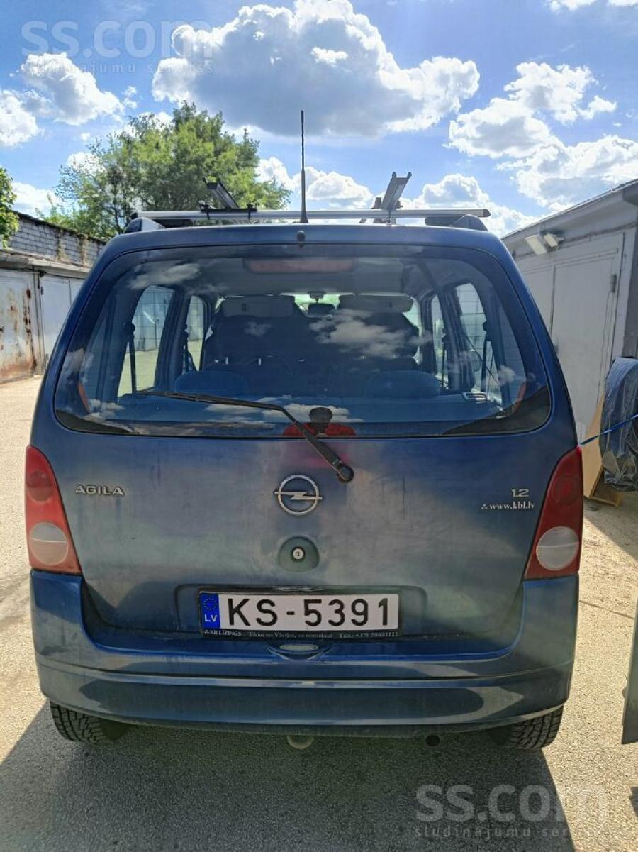 Zils Opel Agila 2004 Rīga, ar dzinēja tilpumu 1.20 L un nobraukumu 231 tūkst. km par 700 €, foto 3 vietnē AUTOMOTO.COM.LV
