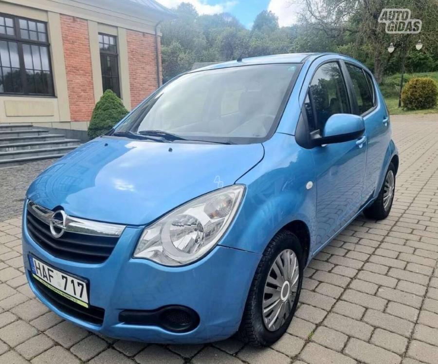 Blue Opel Agila 2008 in Vilnius, with an engine capacity of 1.00 L and mileage of 103 thousand km for 1300 €, photo 1 on AUTOMOTO.COM.LV