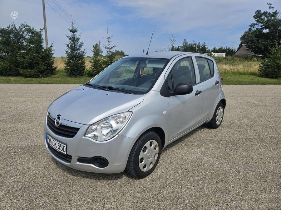Grey Opel Agila 2009 in Marijampole, with an engine capacity of 1.00 L and mileage of 77 thousand km for 2300 €, photo 1 on AUTOMOTO.COM.LV