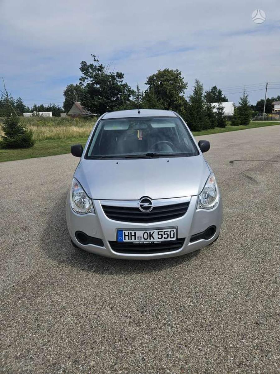 Grey Opel Agila 2009 in Marijampole, with an engine capacity of 1.00 L and mileage of 77 thousand km for 2300 €, photo 3 on AUTOMOTO.COM.LV