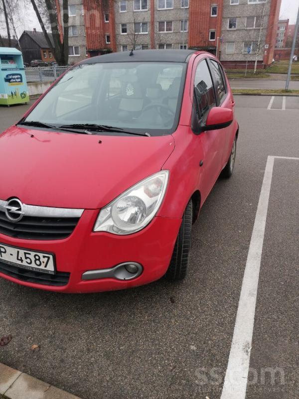 Red Opel Agila 2008 in Daugavpils, with an engine capacity of 1.30 L and mileage of 238 thousand km for 2500 €, photo 4 on AUTOMOTO.COM.LV