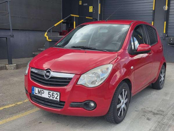 Sarkans Opel Agila 2008 Viļņa, ar dzinēja tilpumu 1.25 L un nobraukumu 250 tūkst. km par 1350 €, foto 2 vietnē AUTOMOTO.COM.LV