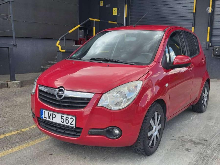 Sarkans Opel Agila 2008 Viļņa, ar dzinēja tilpumu 1.25 L un nobraukumu 250 tūkst. km par 1350 €, foto 3 vietnē AUTOMOTO.COM.LV