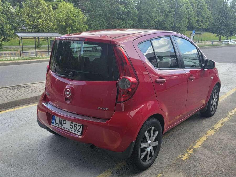 Sarkans Opel Agila 2008 Viļņa, ar dzinēja tilpumu 1.25 L un nobraukumu 250 tūkst. km par 1350 €, foto 5 vietnē AUTOMOTO.COM.LV