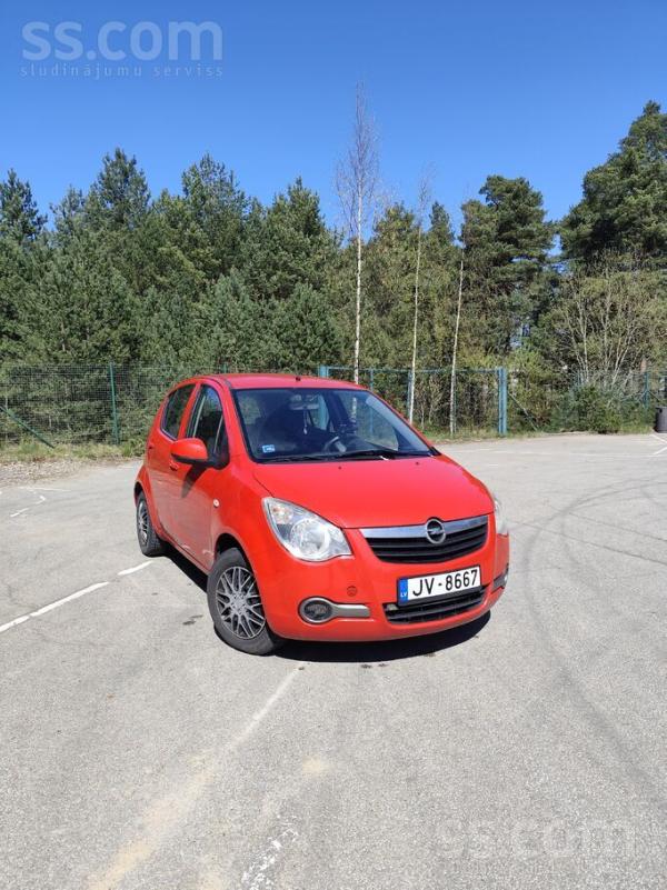 Red Opel Agila 2009 in Ventspils, with an engine capacity of 1.00 L and mileage of 132 thousand km for 2500 €, photo 1 on AUTOMOTO.COM.LV