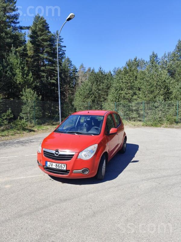 Red Opel Agila 2009 in Ventspils, with an engine capacity of 1.00 L and mileage of 132 thousand km for 2500 €, photo 3 on AUTOMOTO.COM.LV