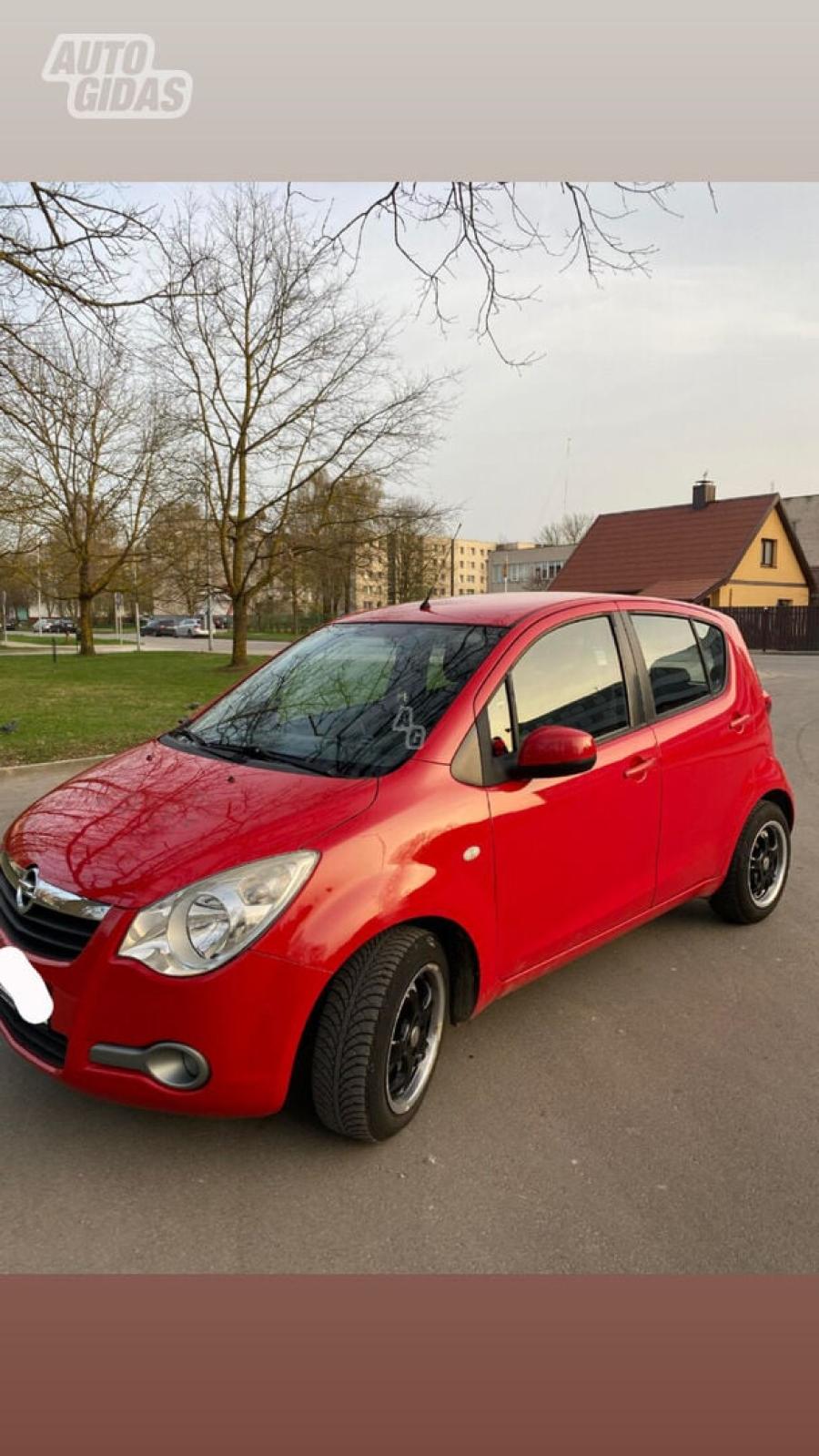 Sarkans Opel Agila 2009 Radviliškis, ar dzinēja tilpumu 1.30 L un nobraukumu 173 tūkst. km par 2700 €, foto 1 vietnē AUTOMOTO.COM.LV