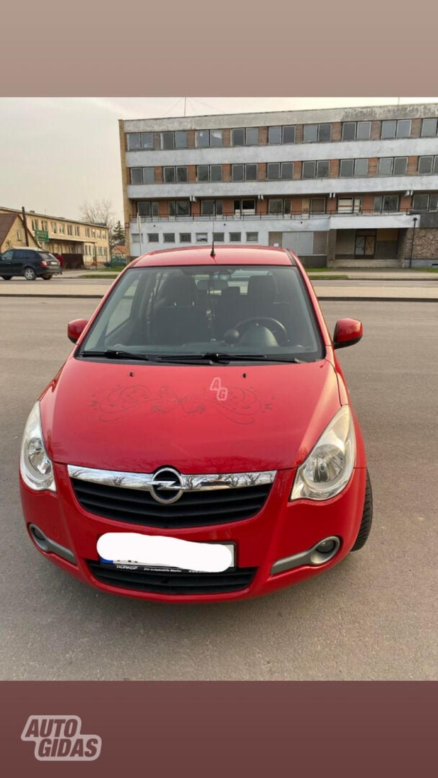 Sarkans Opel Agila 2009 Radviliškis, ar dzinēja tilpumu 1.30 L un nobraukumu 173 tūkst. km par 2700 €, foto 6 vietnē AUTOMOTO.COM.LV