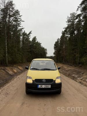 Yellow Opel Agila 2003 in Jelgava, with an engine capacity of 1.00 L and mileage of 94 thousand km for 1300 €, photo  on AUTOMOTO.COM.LV