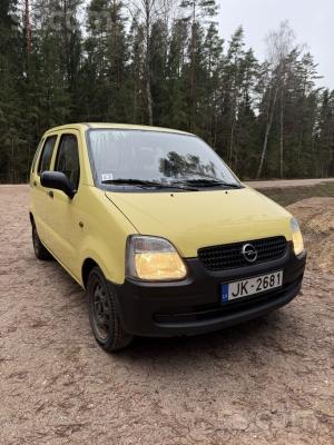 Dzeltens Opel Agila 2003 Jelgava, ar dzinēja tilpumu 1.00 L un nobraukumu 94 tūkst. km par 1300 €, foto 3 vietnē AUTOMOTO.COM.LV