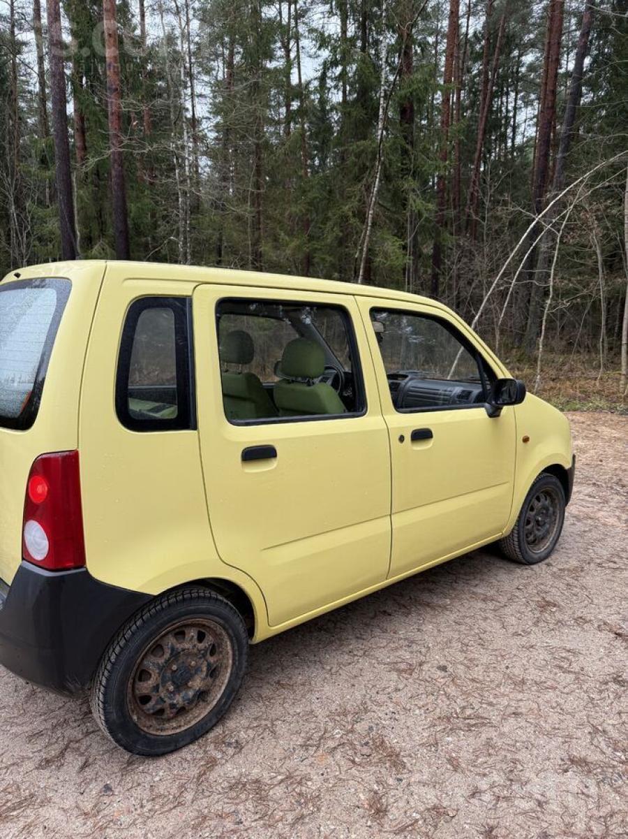 Dzeltens Opel Agila 2003 Jelgava, ar dzinēja tilpumu 1.00 L un nobraukumu 94 tūkst. km par 1300 €, foto 17 vietnē AUTOMOTO.COM.LV