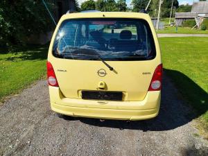 Yellow Opel Agila 2004 in Siauliai, with an engine capacity of 1.25 L and mileage of 312 thousand km for 1500 €, photo 5 on AUTOMOTO.COM.LV