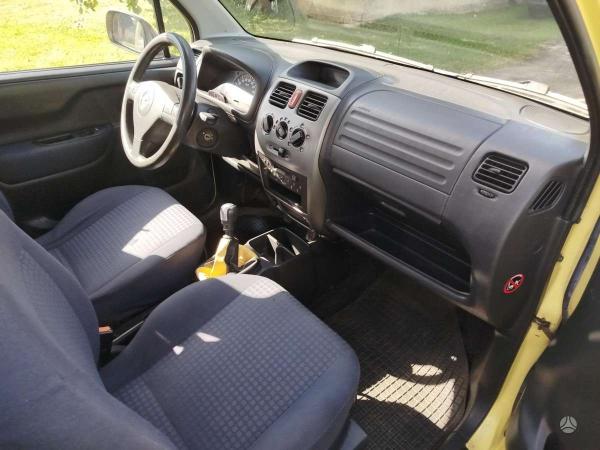 Yellow Opel Agila 2004 in Siauliai, with an engine capacity of 1.25 L and mileage of 312 thousand km for 1500 €, photo 10 on AUTOMOTO.COM.LV