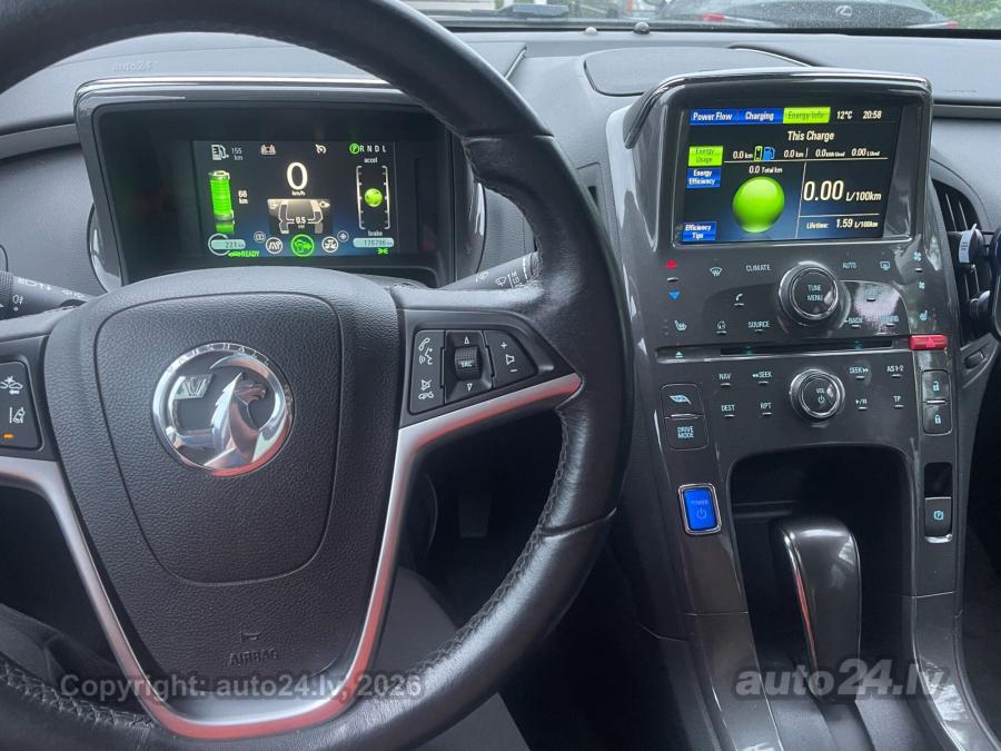 Black Opel Ampera 2015 in Tallinn, with an engine capacity of 1.40 L and mileage of 177 thousand km for 10900 €, photo 10 on AUTOMOTO.COM.LV